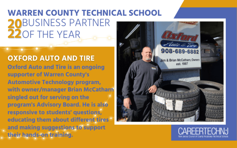Warren Tech recognizes Oxford Auto and Tire with 2022 Business Partner ...